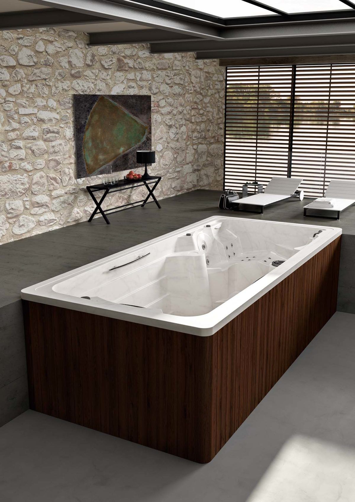 Rectangular swim spa 3-seats HARRY SWIM By Albatros