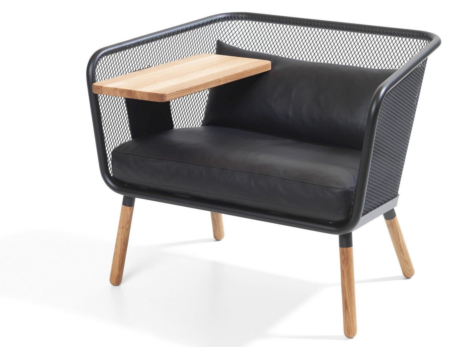HONKEN WORKSTATION | Leather small sofa Honken Collection By Blå ...