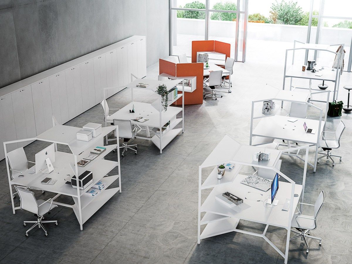 HUB | Office desk By FANTONI design Matteo Ragni