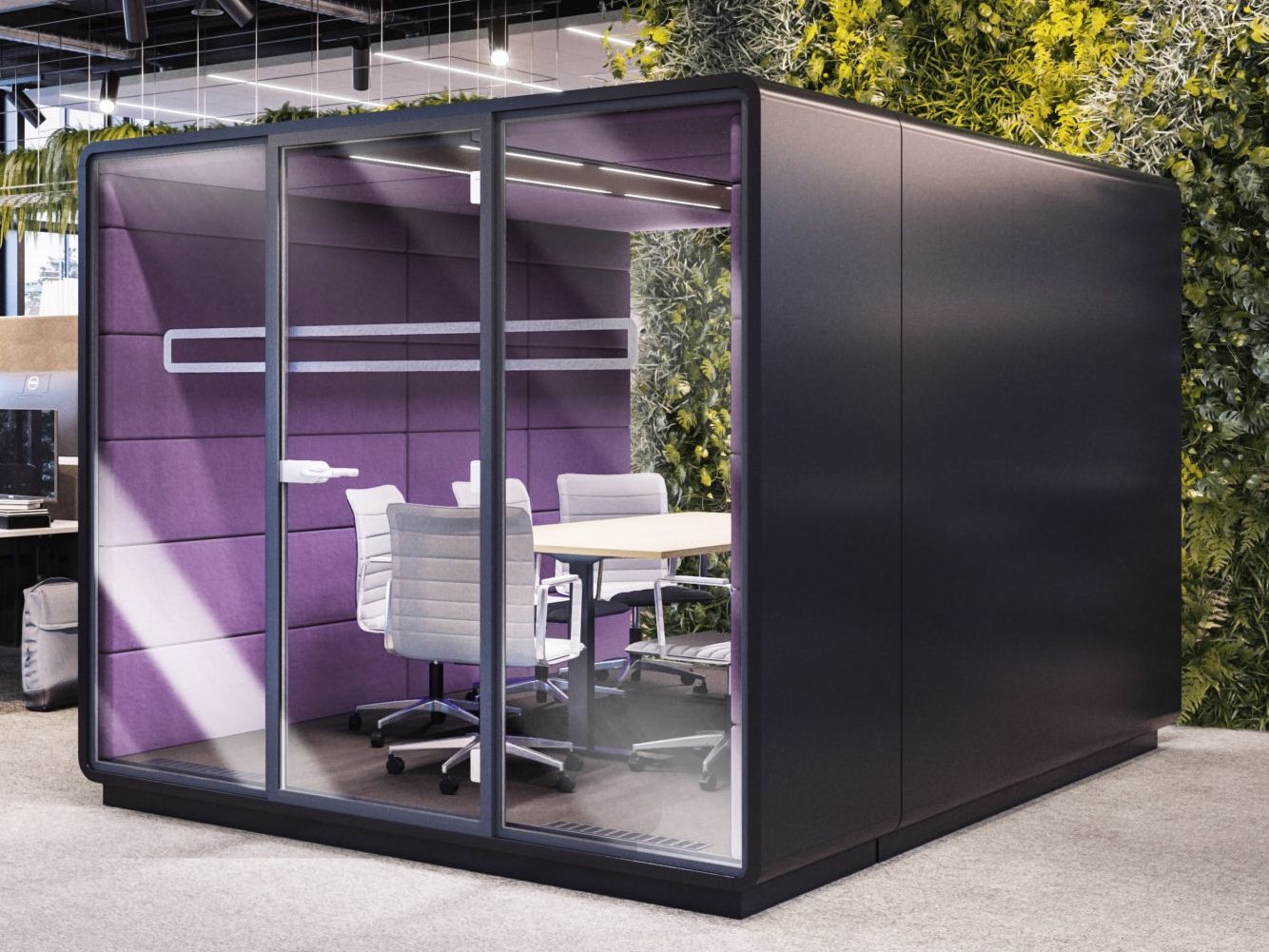 Cabine de bureau acoustique HUSH MEET L Collection Hush By Mikomax ...