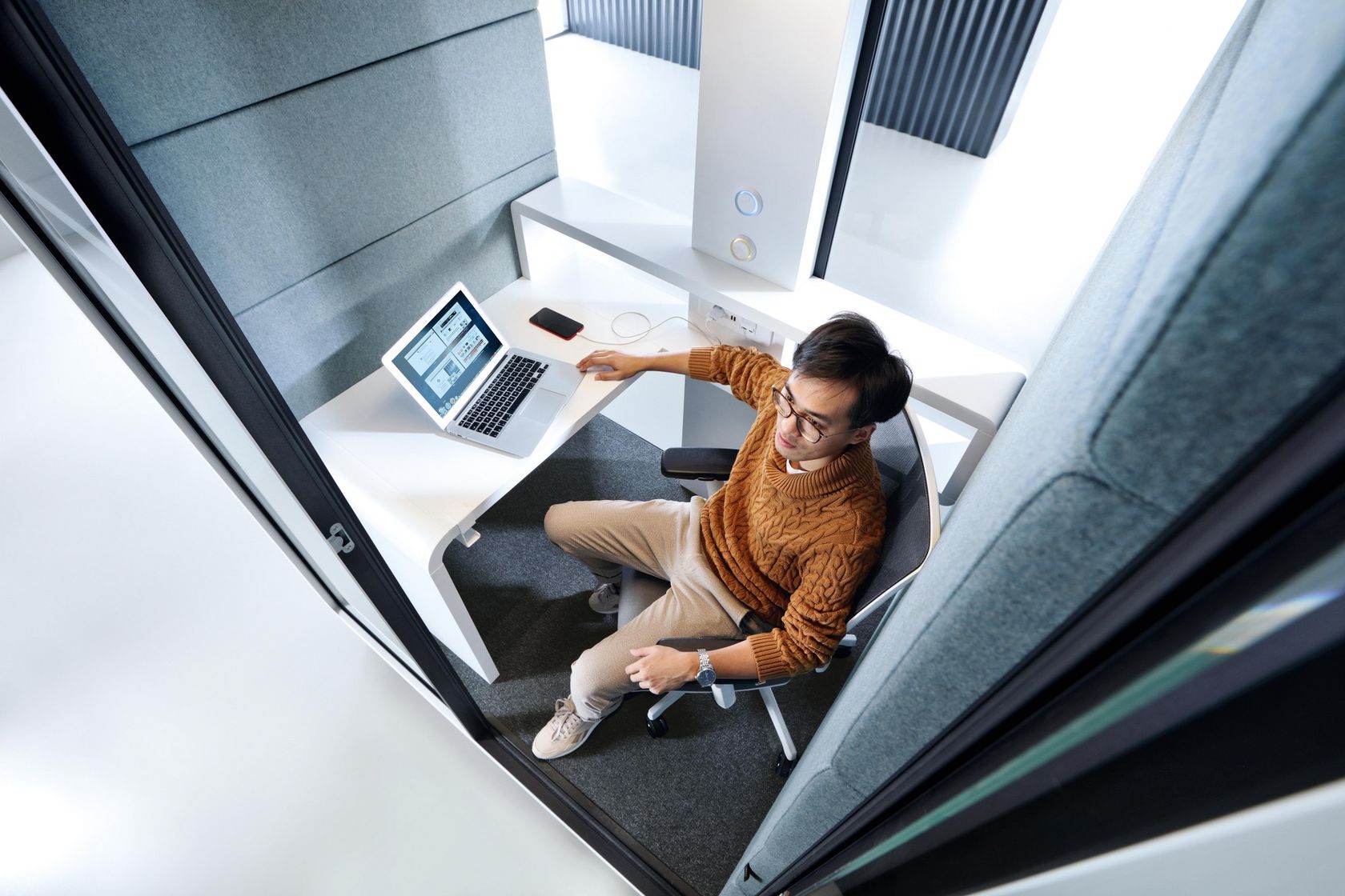 Acoustic office booth hushWork Hush Collection By Mikomax Smart Office