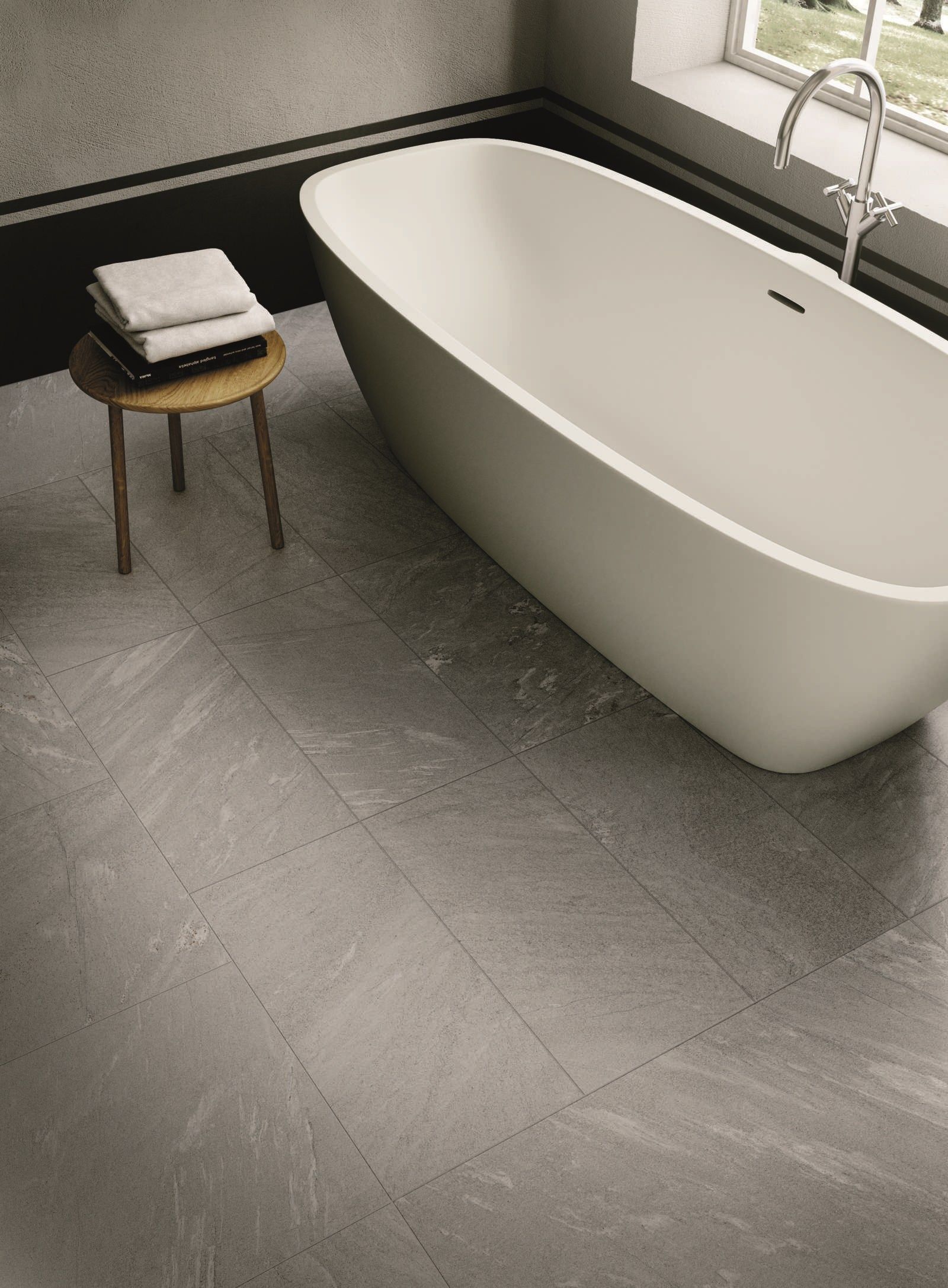 Porcelain stoneware wall/floor tiles with stone effect INNER STEAM By ...