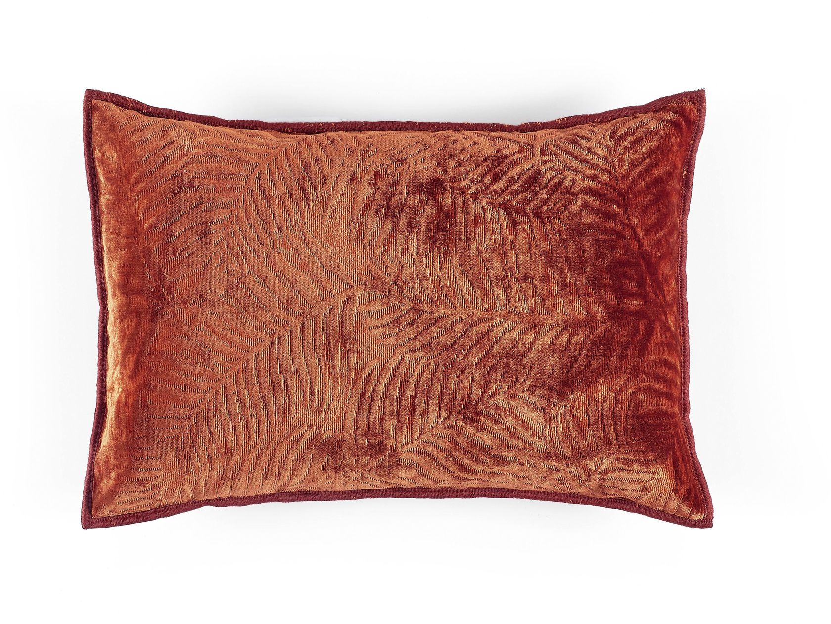 Rectangular velvet cushion with floral pattern IBIZA BABY By Élitis