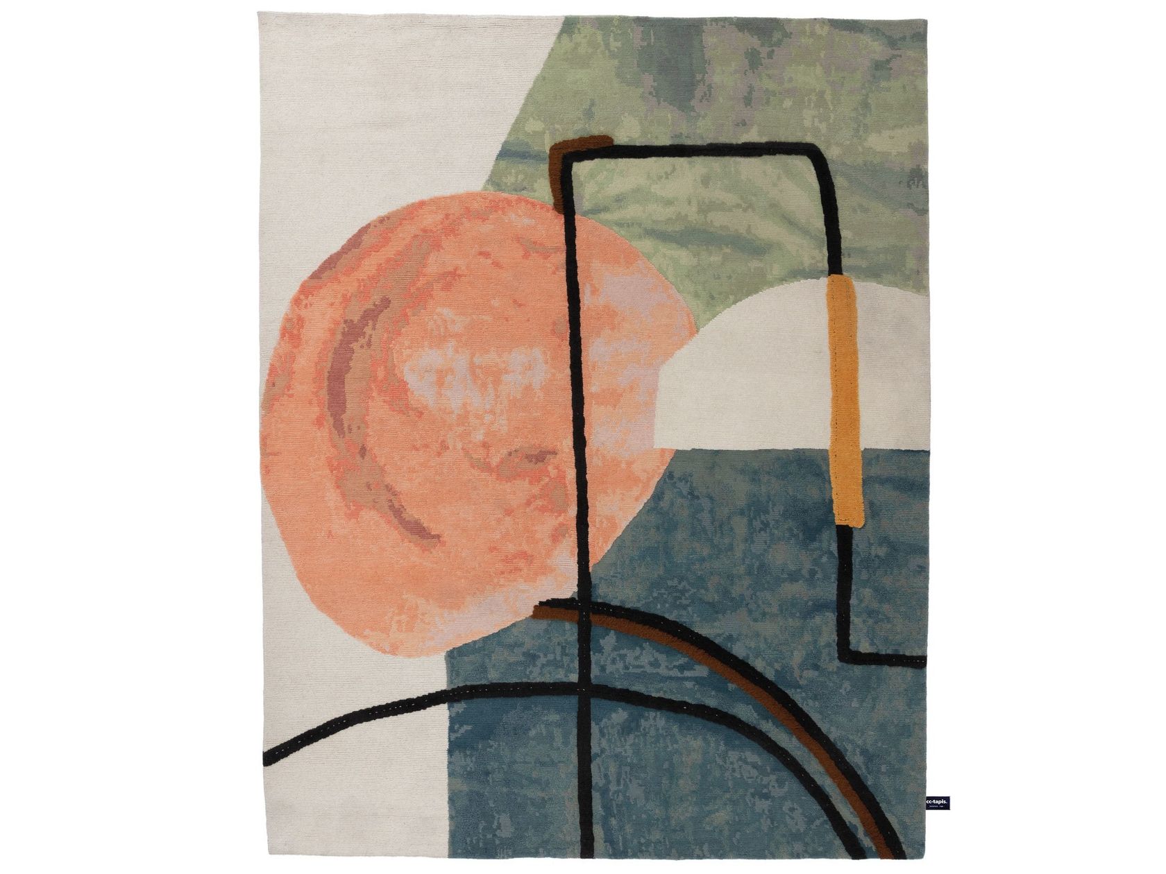 Handmade custom rug INTERIOR WITH TABLE Signature Collection By cc ...