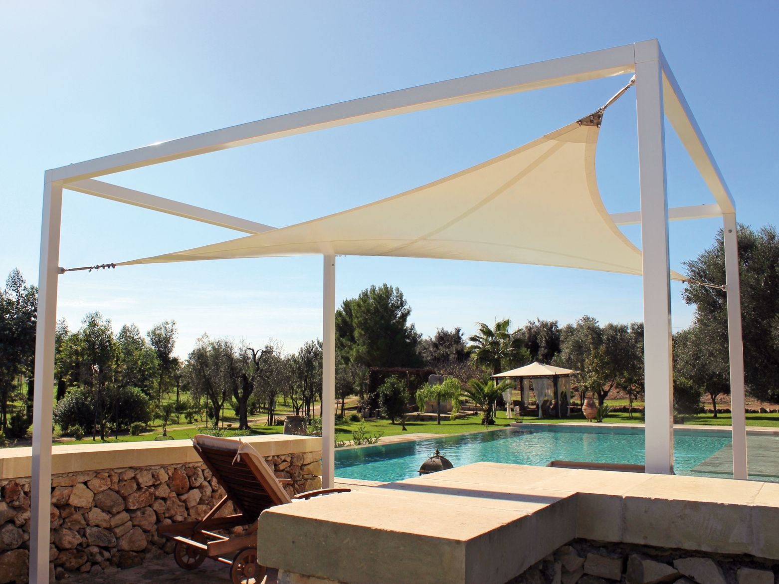 PVC shade sail IRIS Vela Collection By Sprech