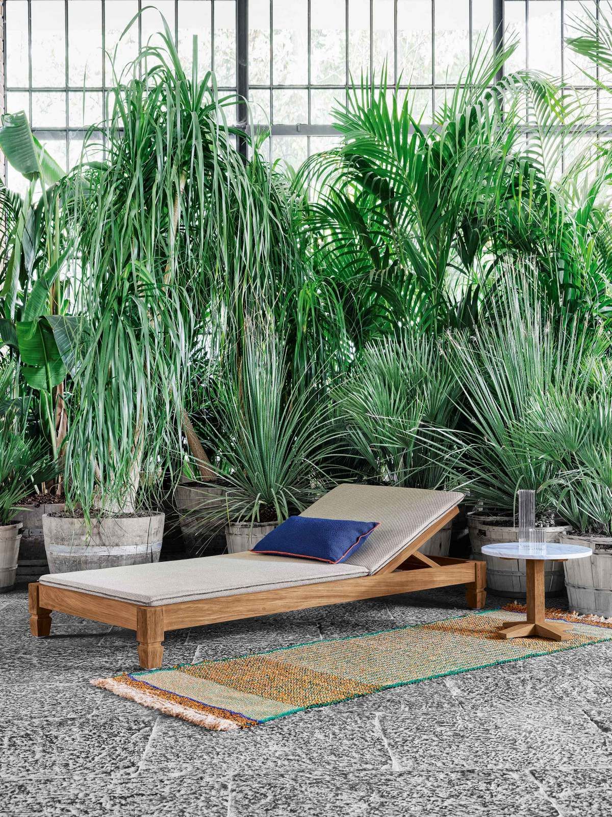 JEKO 81 Sun lounger By Gervasoni | design Paola Navone