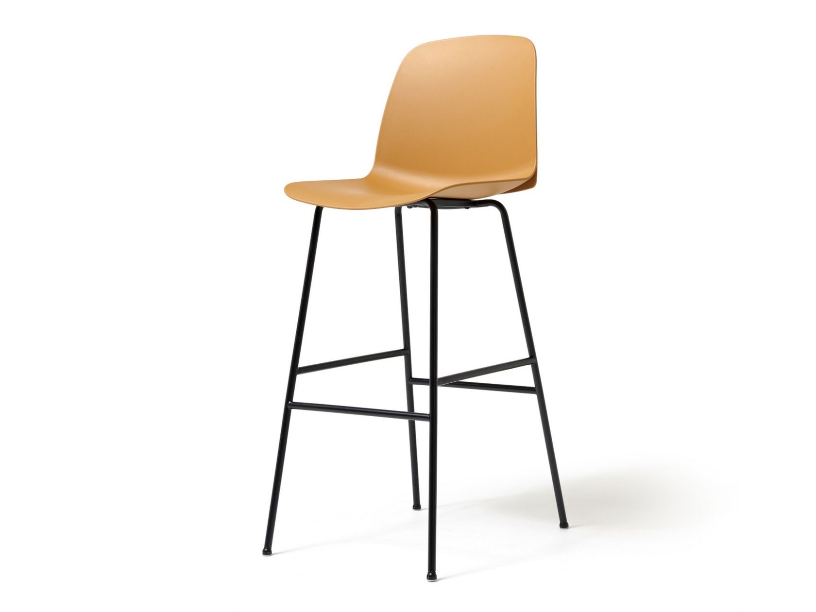 KIRE High polypropylene stool with back By Diemme | design Giorgio Topan