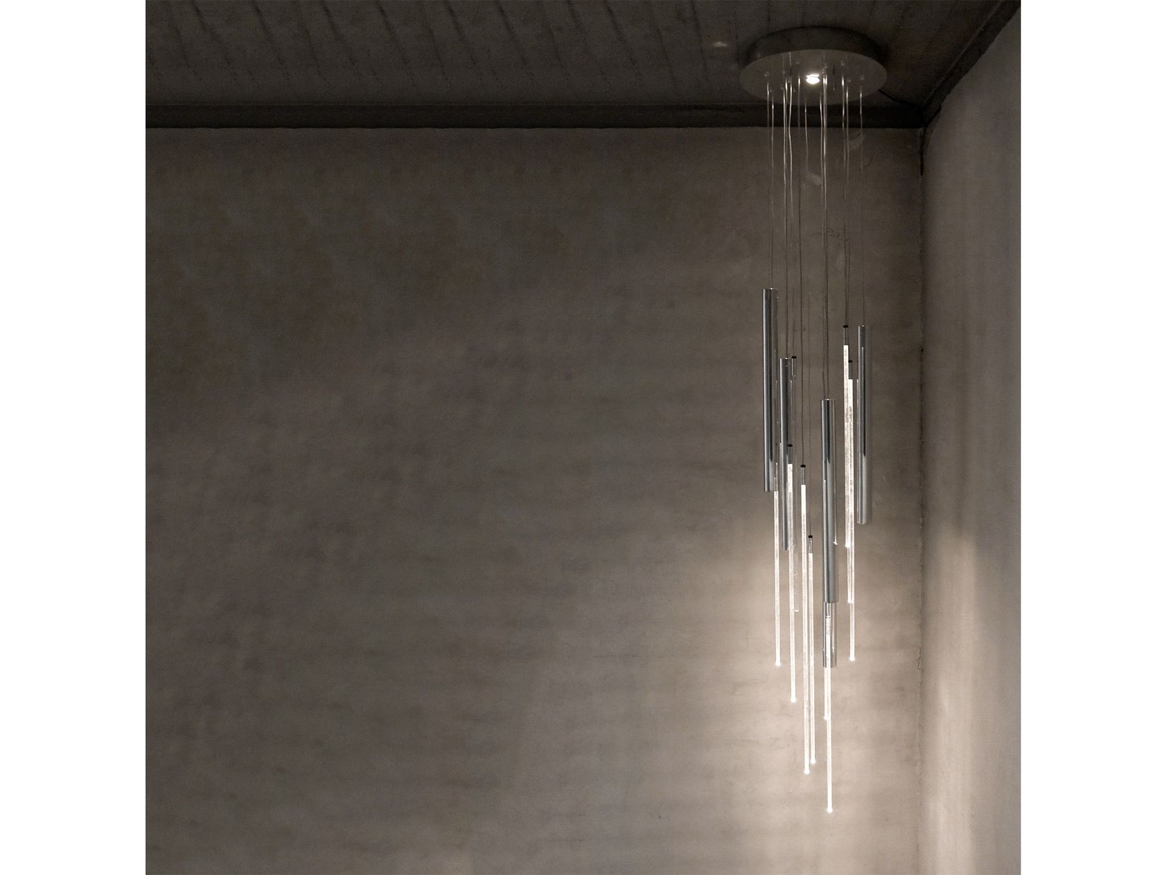LED aluminium pendant lamp KOKO Koko Collection By Martinelli Luce