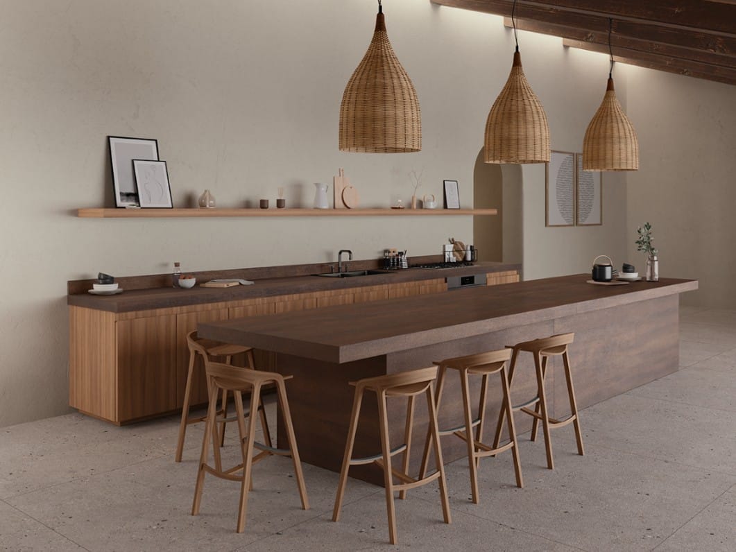 Countertop, furniture coating, floor and wall cladding KORTEN MDi MDi ...