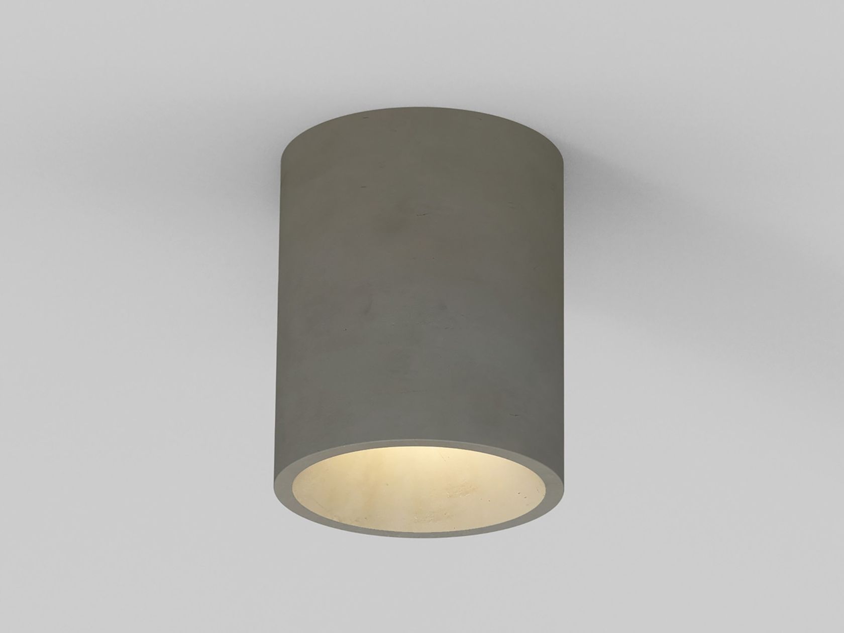 KOS ROUND Round ceiling cement spotlight By Astro Lighting