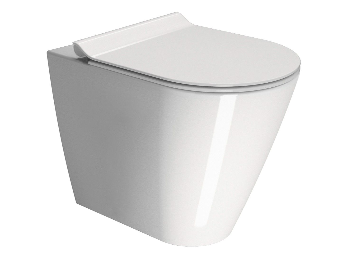 KUBE X 55/F Rimless Floor mounted back to wall toilet By GSI ceramica