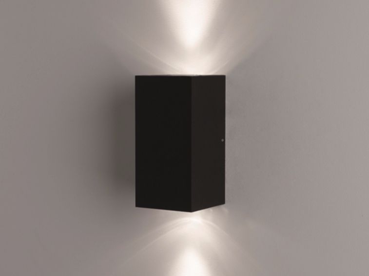 Direct-indirect light aluminium wall light KUBO 2 By Terzo Light