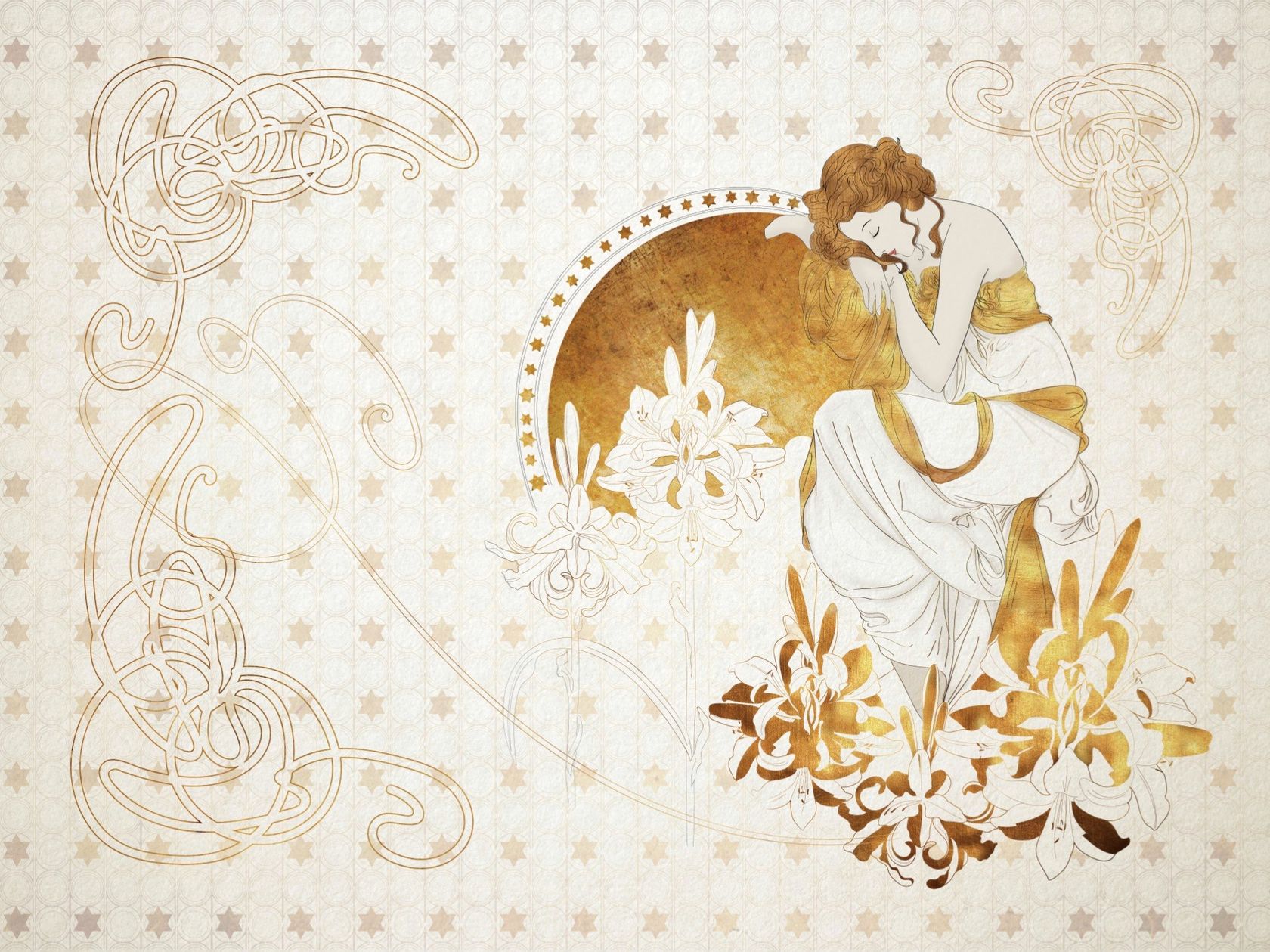 Revestimiento de pared / Papel pintado LADY M GOLD Colección DÉCO By ...