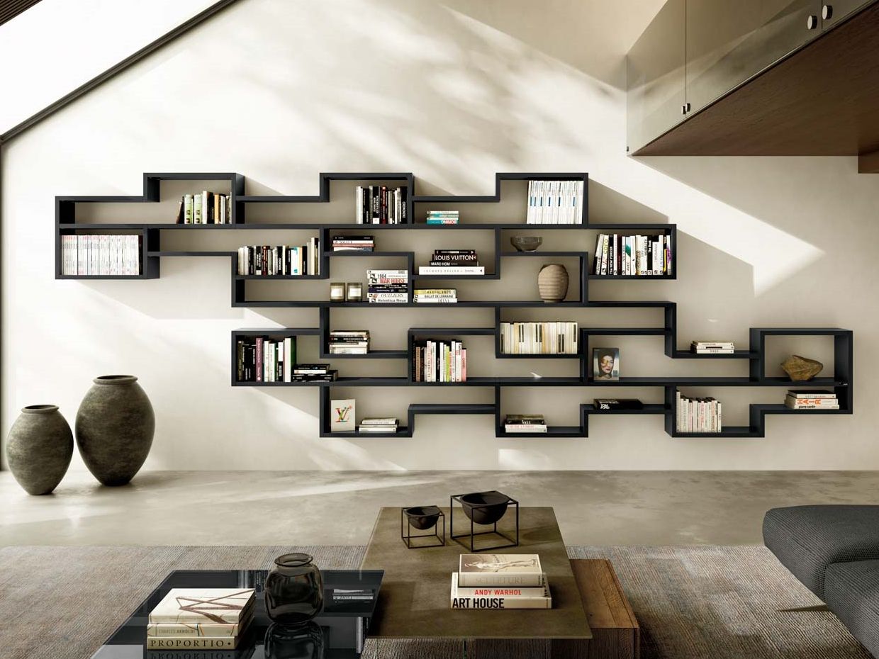 LAGOLINEA - 1228 | Bookcase Sectional bookcase By Lago | design Daniele ...