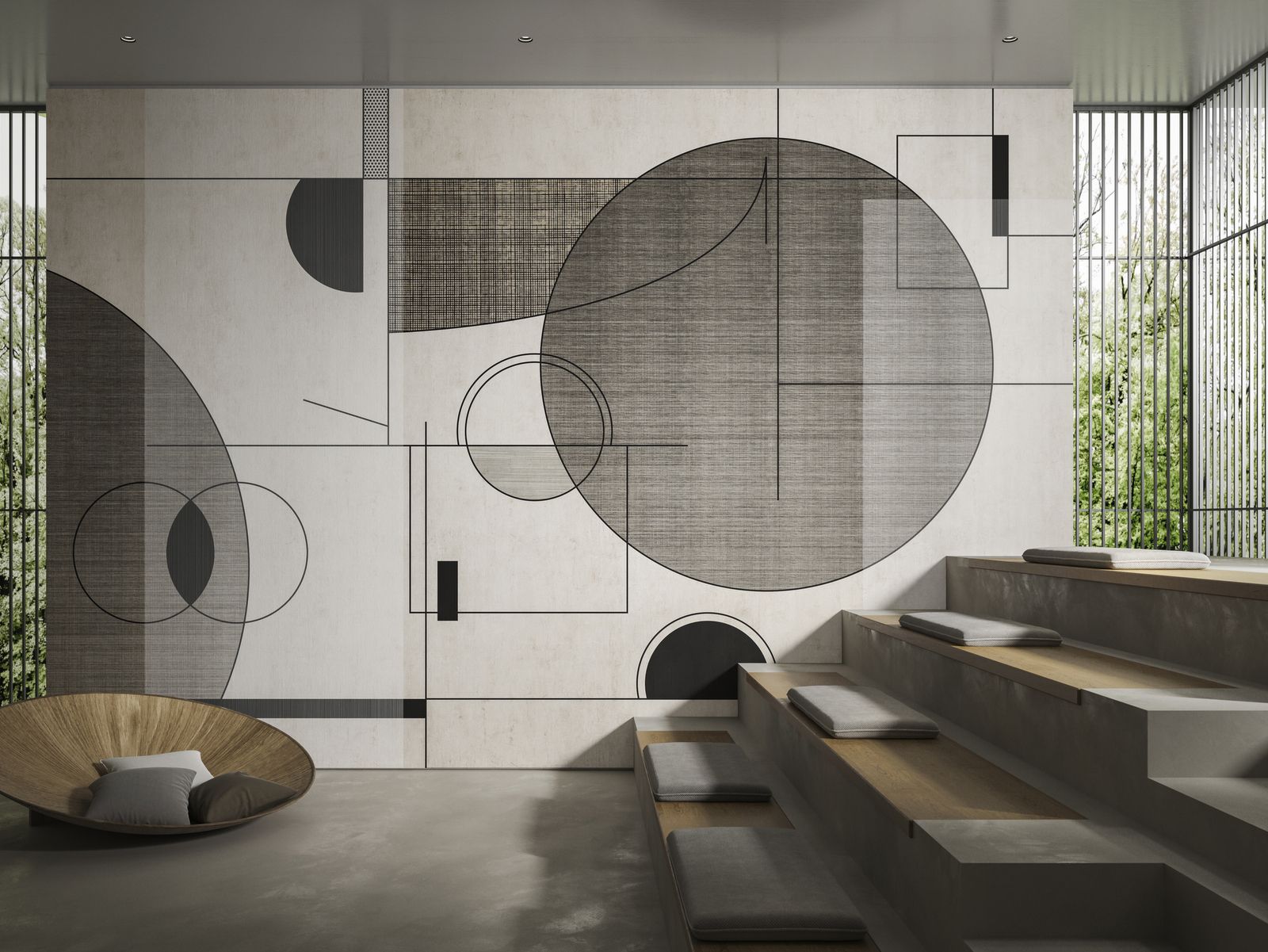 Geometric wallpaper LAPIS COLLECTION XI Creative Wallcoverings ...