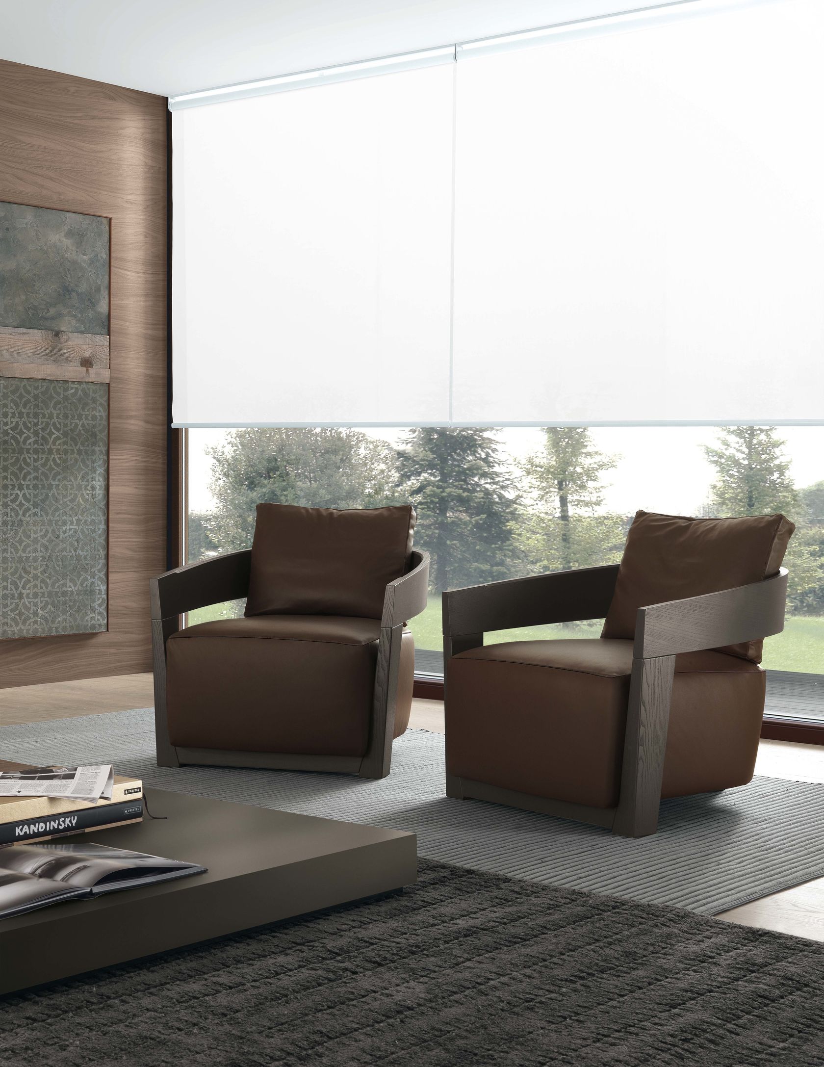 CINDY | Leather armchair Cindy Collection By JESSE design Sergio Brioschi