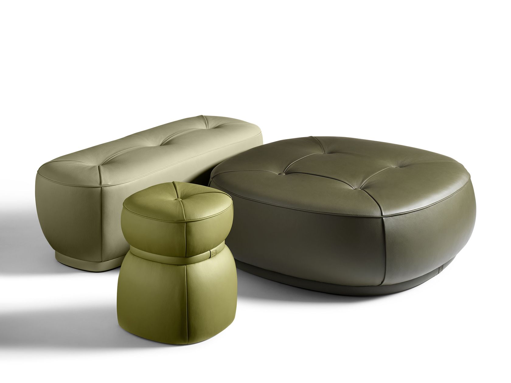 LEPLI' | Leather bench THE COLLECTION - Sofa and Armchairs Collection ...