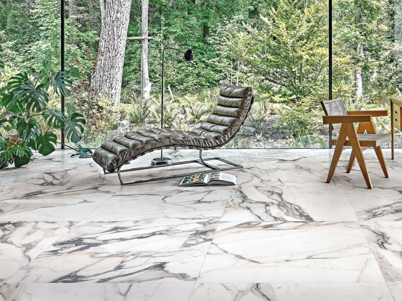 Porcelain stoneware wall/floor tiles with marble effect LES ORIGINES DE ...