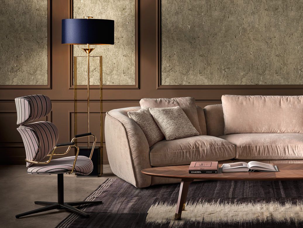 LEVANTE | Curved sofa Curved fabric sofa By Black Tie | design Pier ...