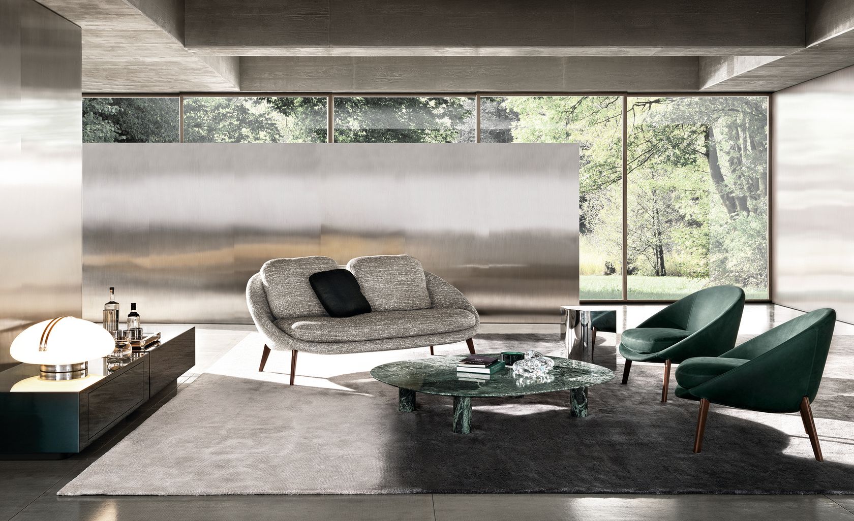 LIDO | Sofá de tecido By Minotti design GamFratesi