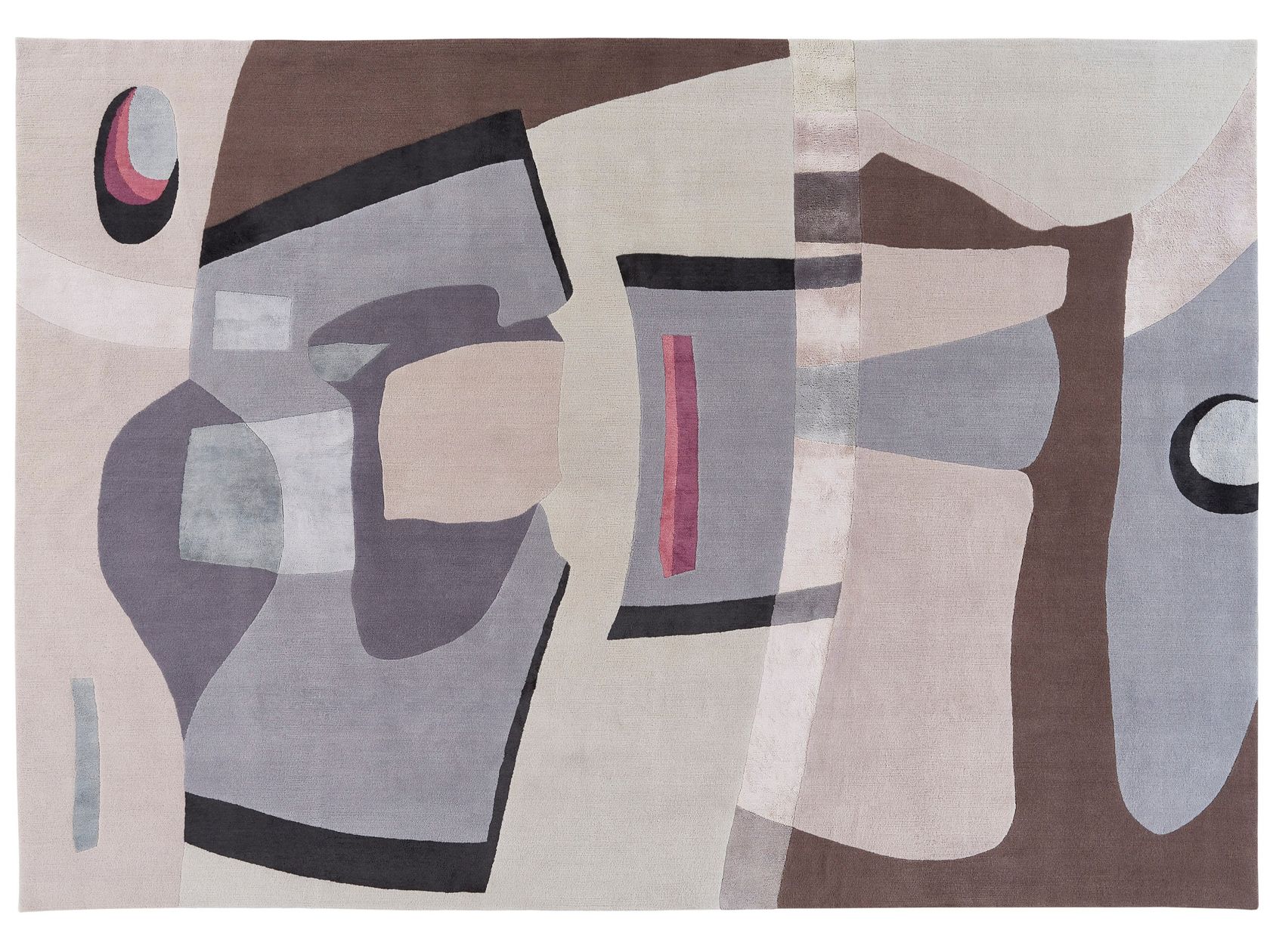 LOOKING GLASS Handmade custom rug By Deirdre Dyson