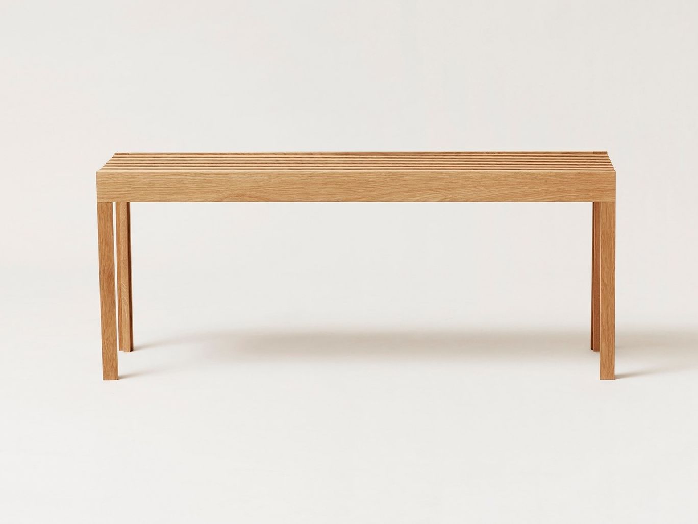 LIGHTWEIGHT Oak bench By Form & Refine