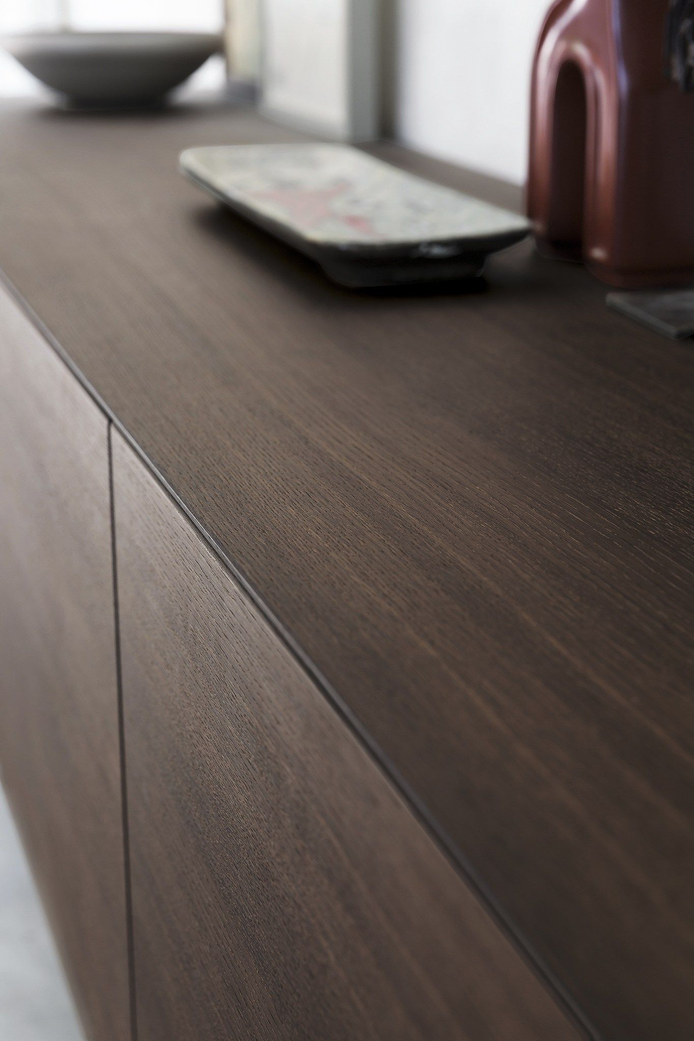 LINEA | Oak sideboard By RIFLESSI