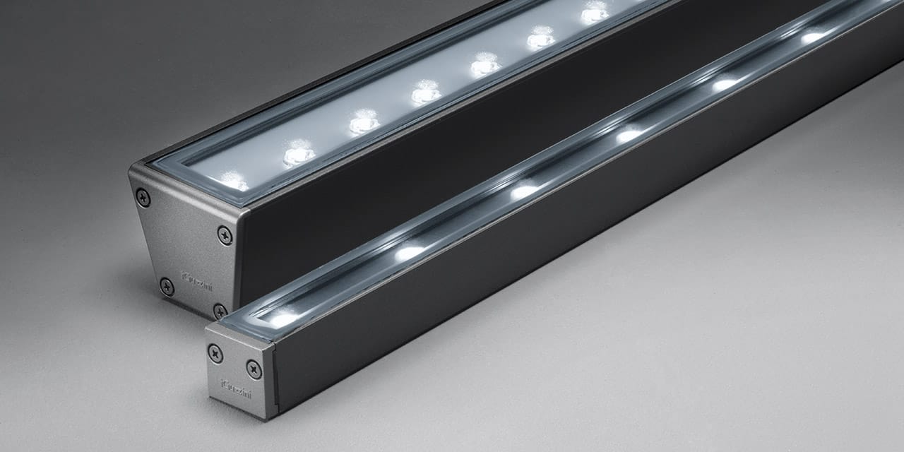 RGB glass and aluminium linear lighting profile LINEALUCE COMPACT 75 Linealuce Collection By ...