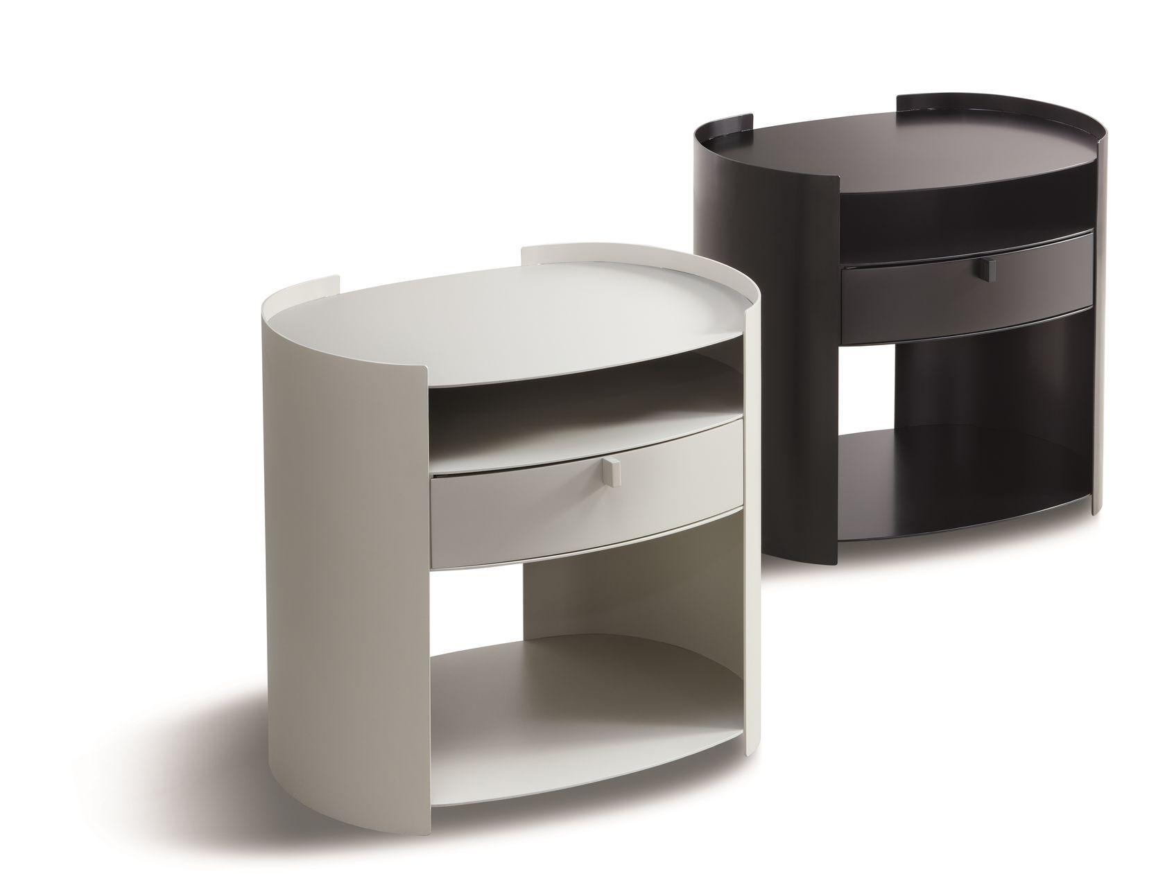 LOTUS Metal bedside table By Flou