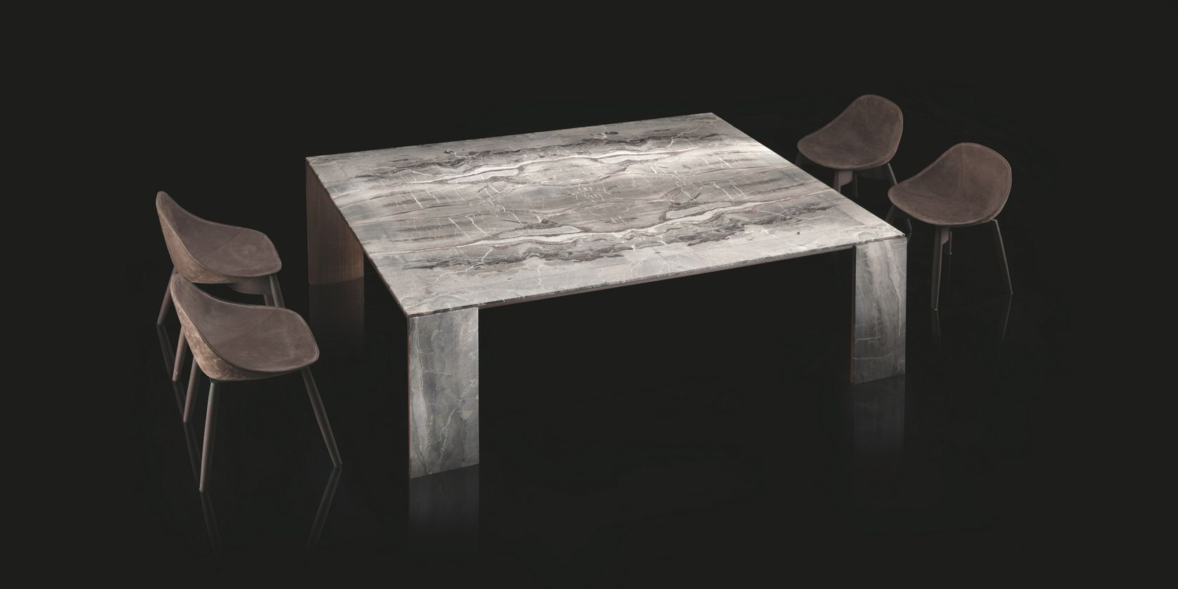 LY | Stone table Rectangular stone table By Henge | design Massimo Castagna