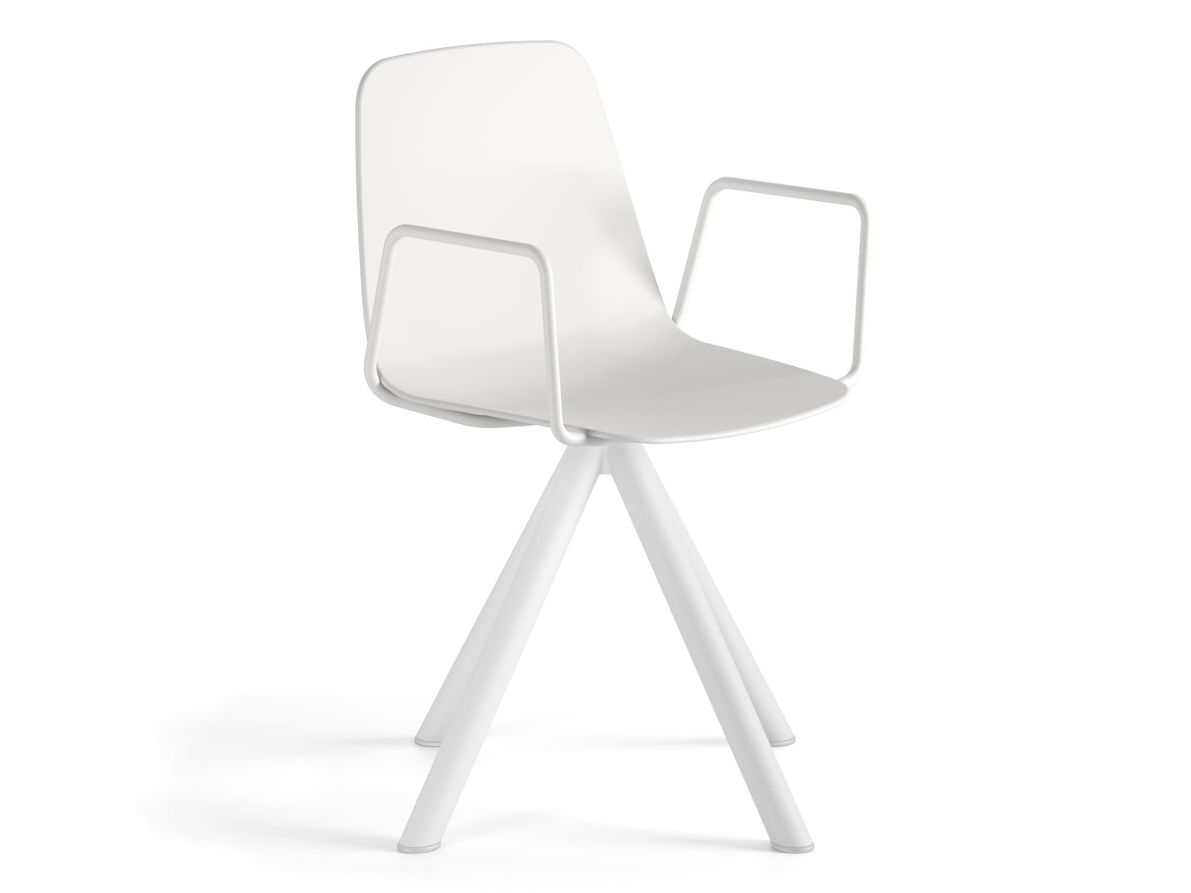 MAARTEN PLASTIC | Swivel chair Maarten Collection By Viccarbe design ...
