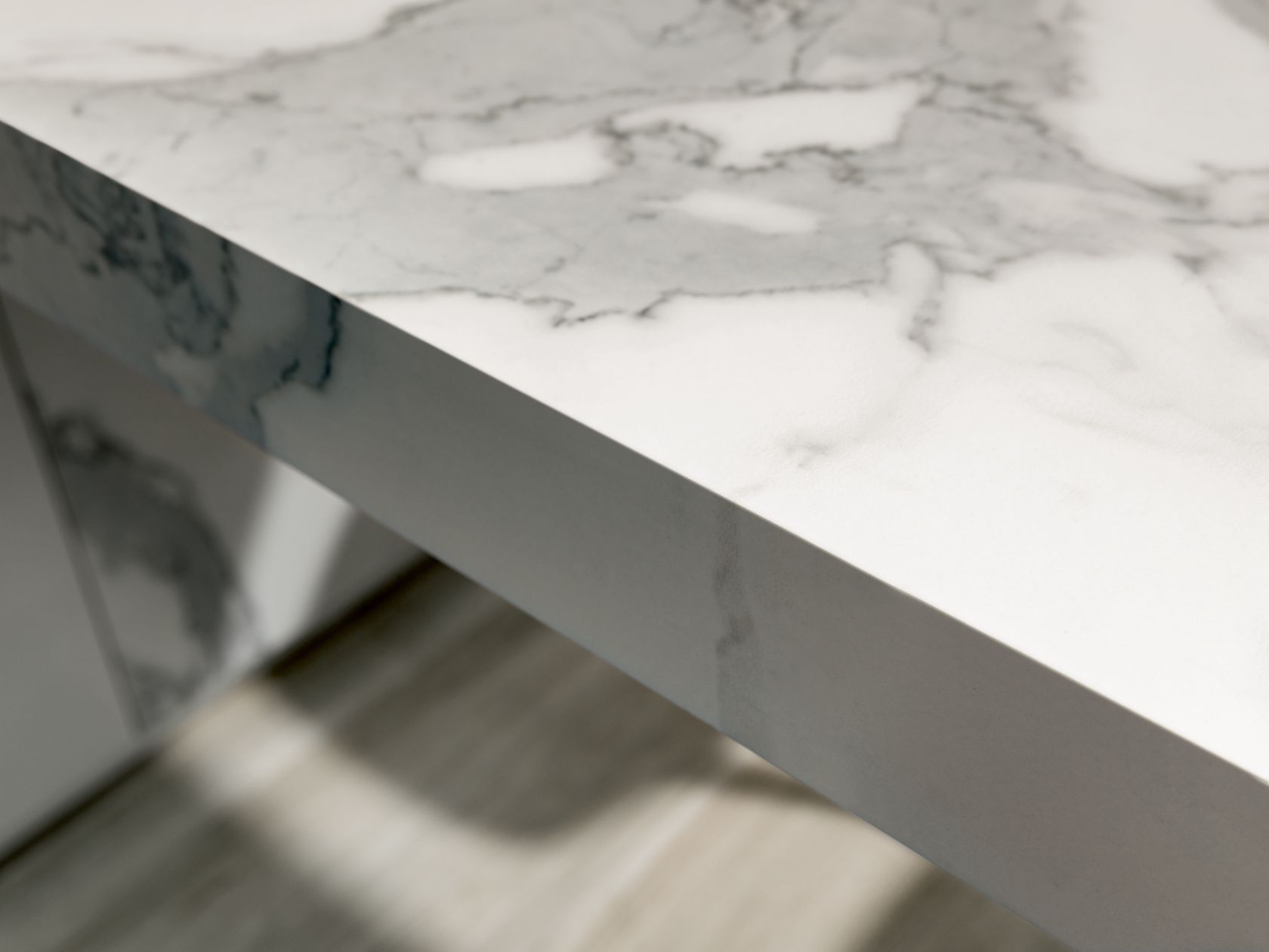 MARBLE Porcelain stoneware kitchen worktop By FLORIM stone