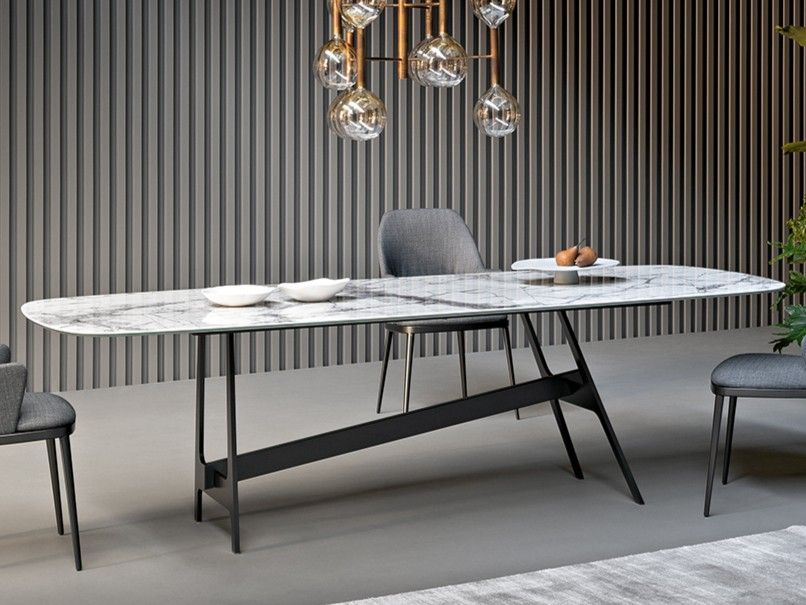 SLOT | Marble table Slot Collection By Bonaldo design Giuseppe Viganò