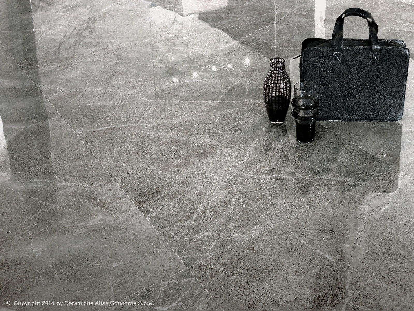 MARVEL PRO FLOOR Porcelain stoneware flooring with marble effect By ...