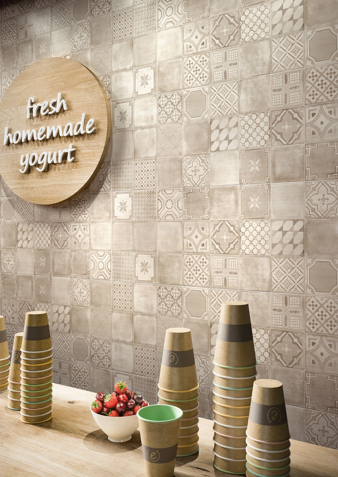White-paste wall tiles MATERIKA By MARAZZI