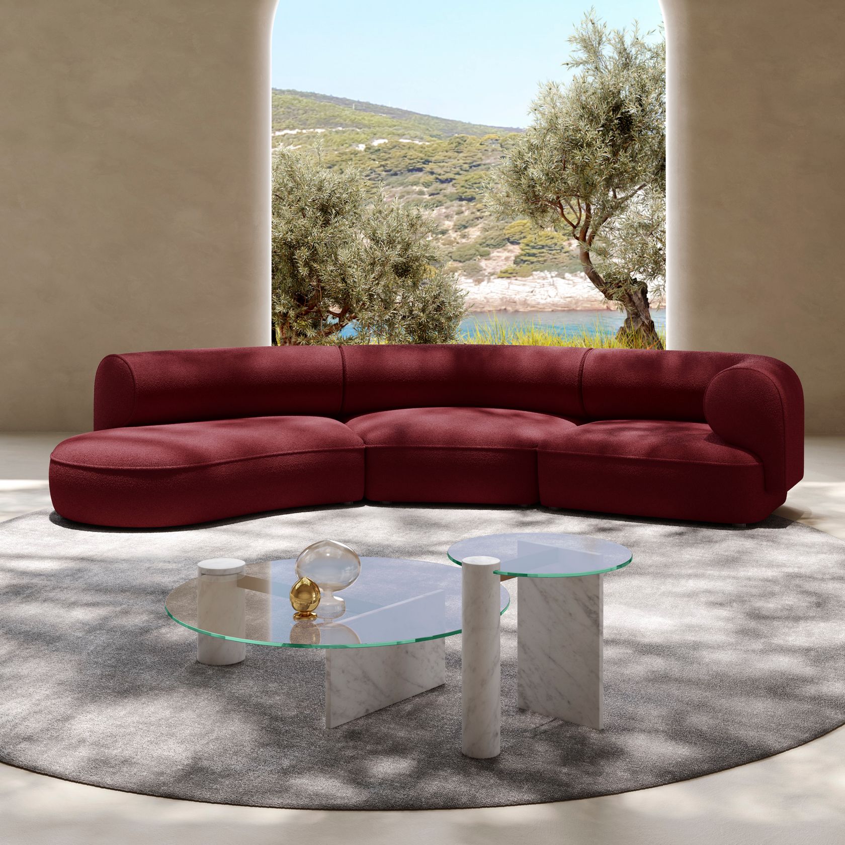 MELODY Corner fabric sofa By Natuzzi Italia | design Simone Bonanni