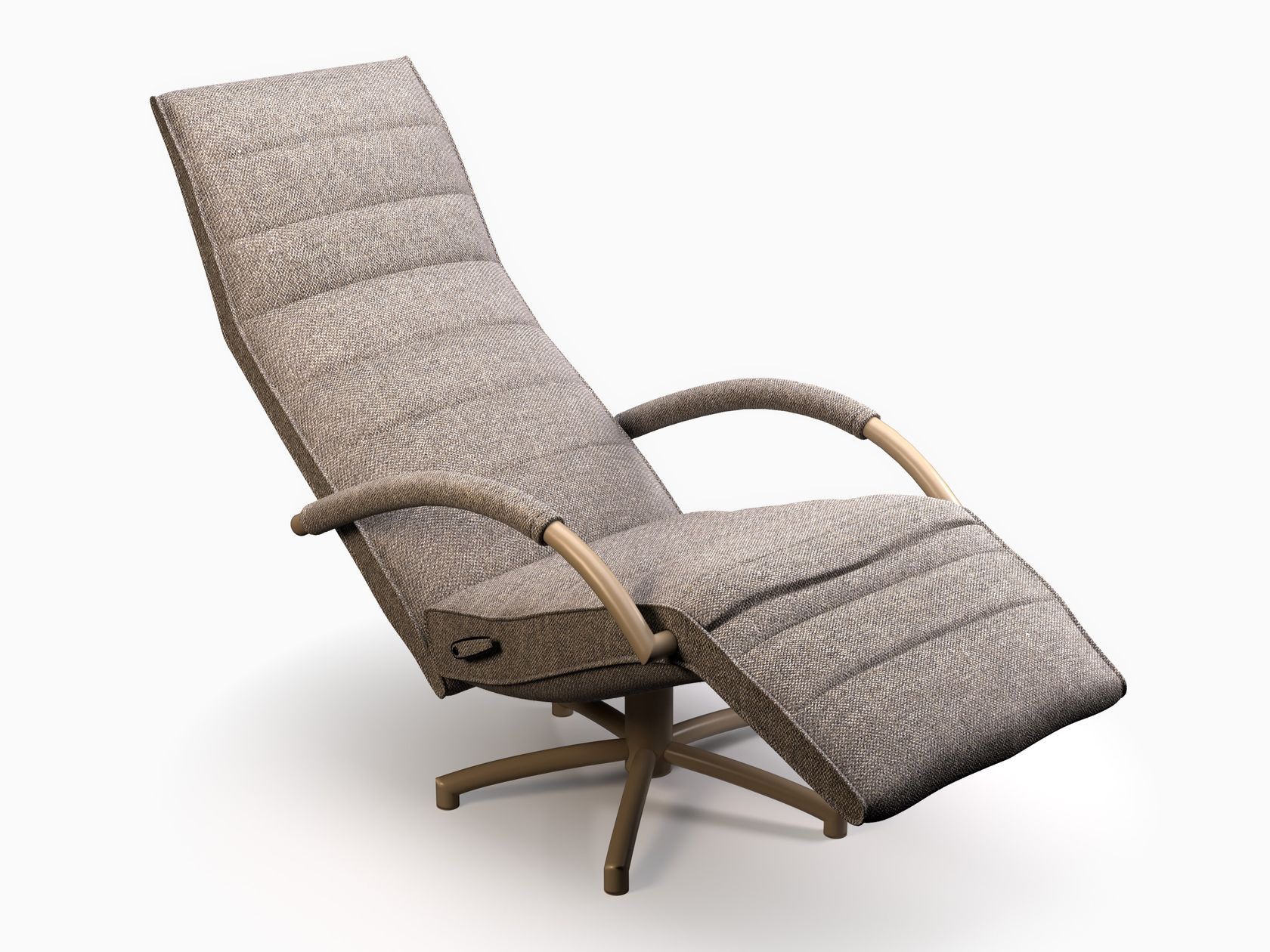 Upholstered recliner fabric armchair MENSANA | Fabric armchair By JORI ...