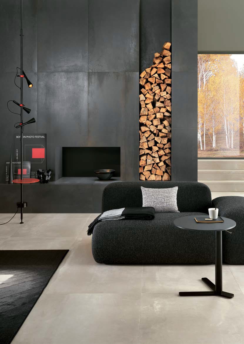 Porcelain stoneware wall/floor tiles with metal effect METALINE PLATE ...