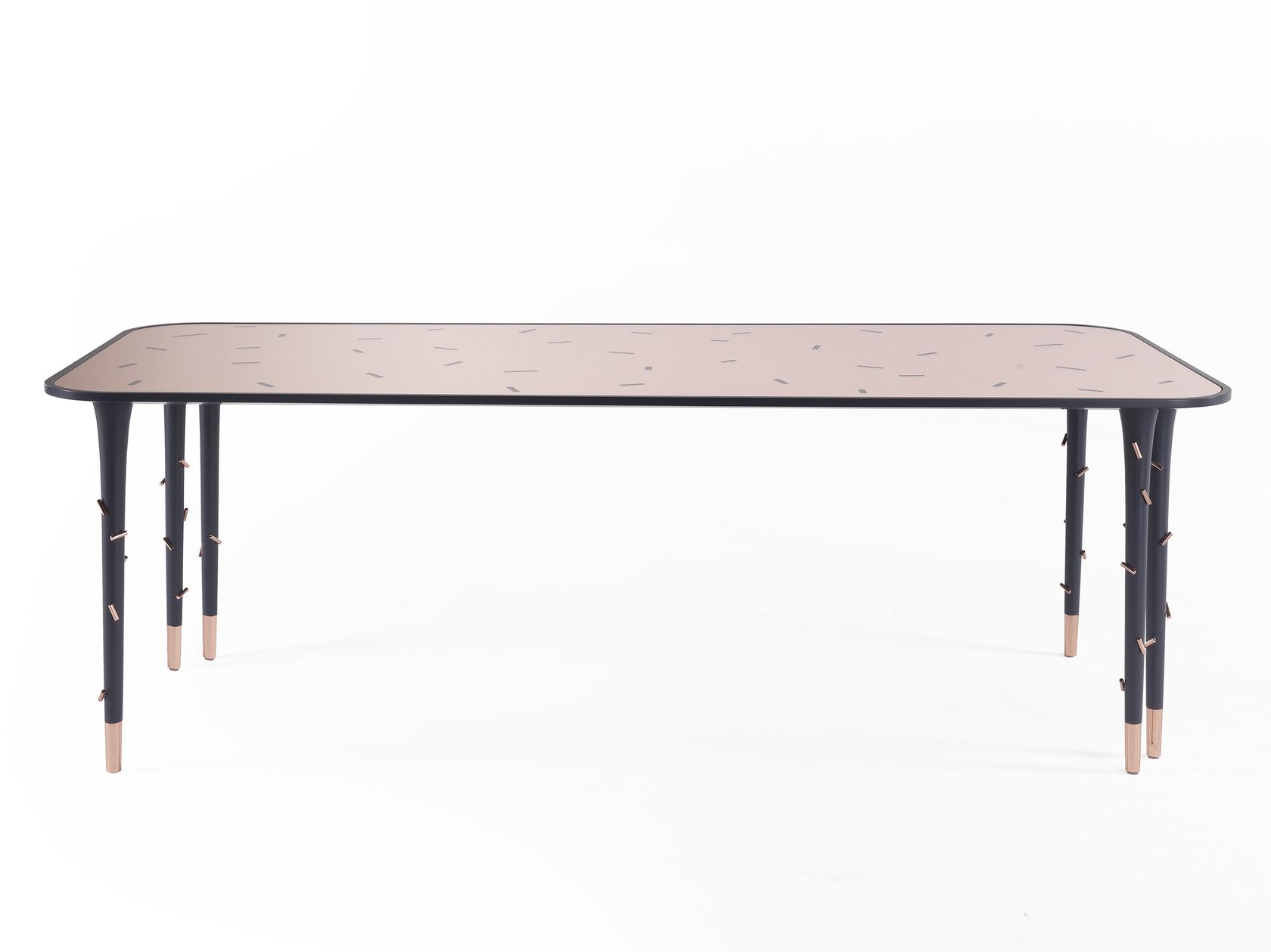 Rectangular wooden table METTIC By JCP UNIVERSE design Matteo Cibic