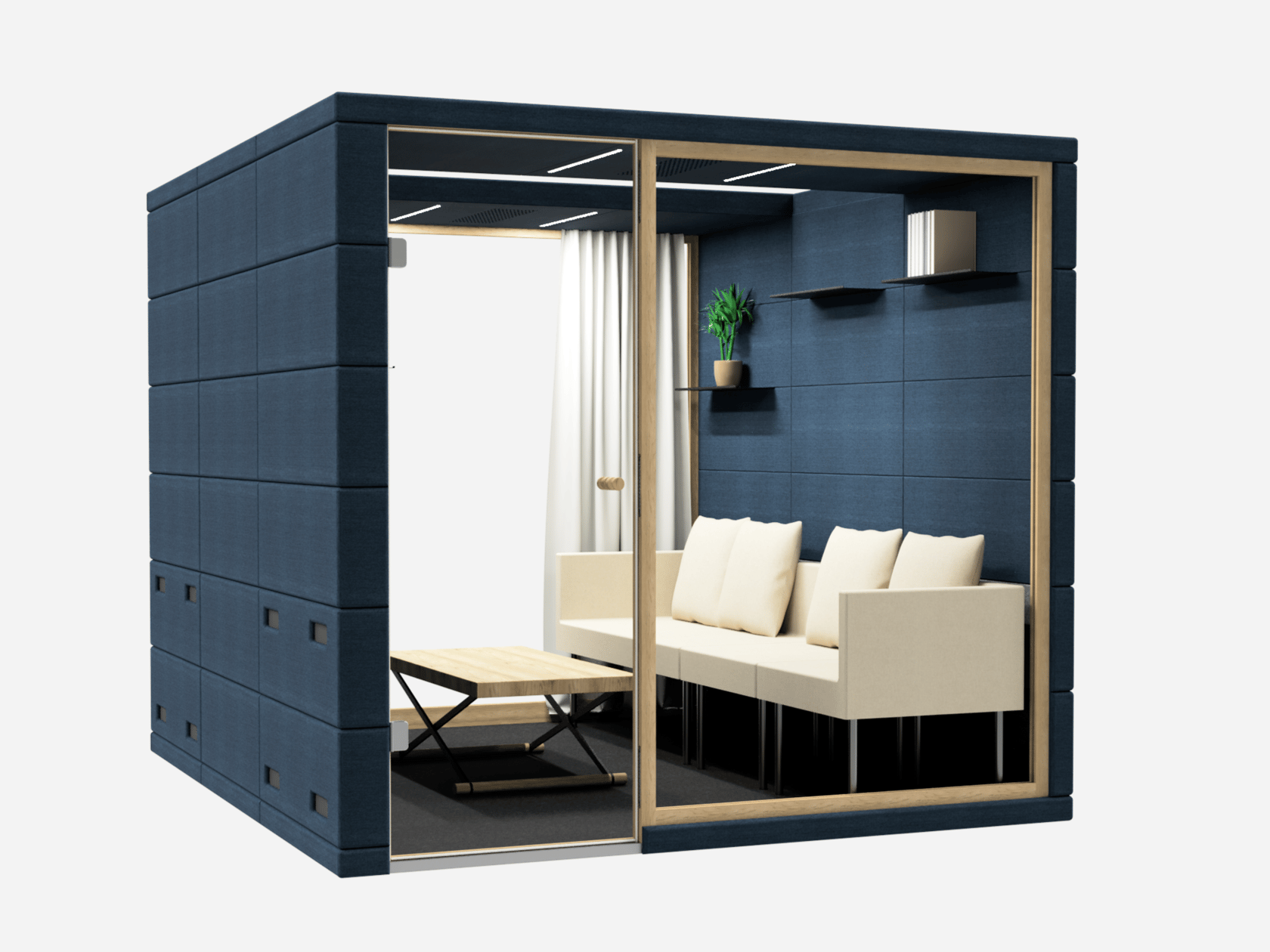 MICROOFFICE REALM office booth By SilentLab design PROGRES ATELIER