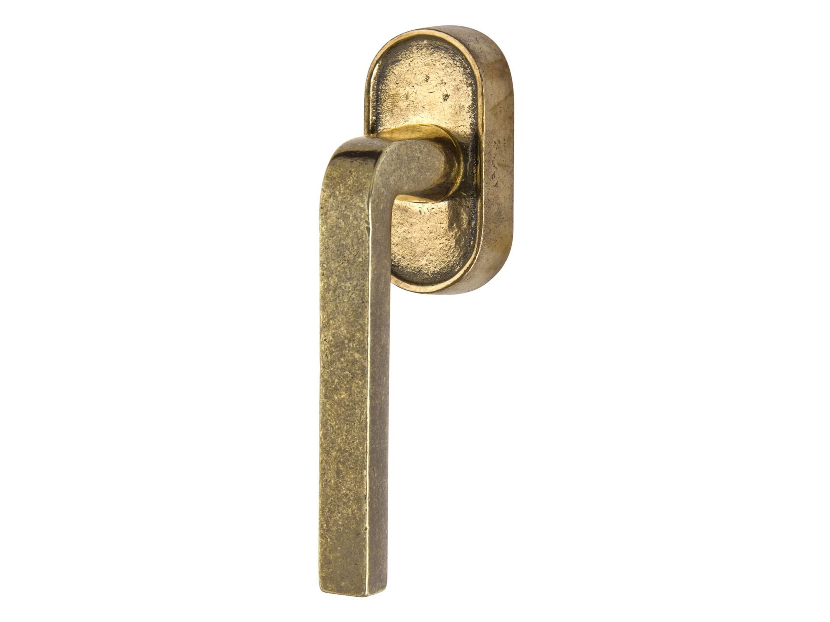 MILANO Bronze window handle on rose By GIARA | design Ivo Pellegri