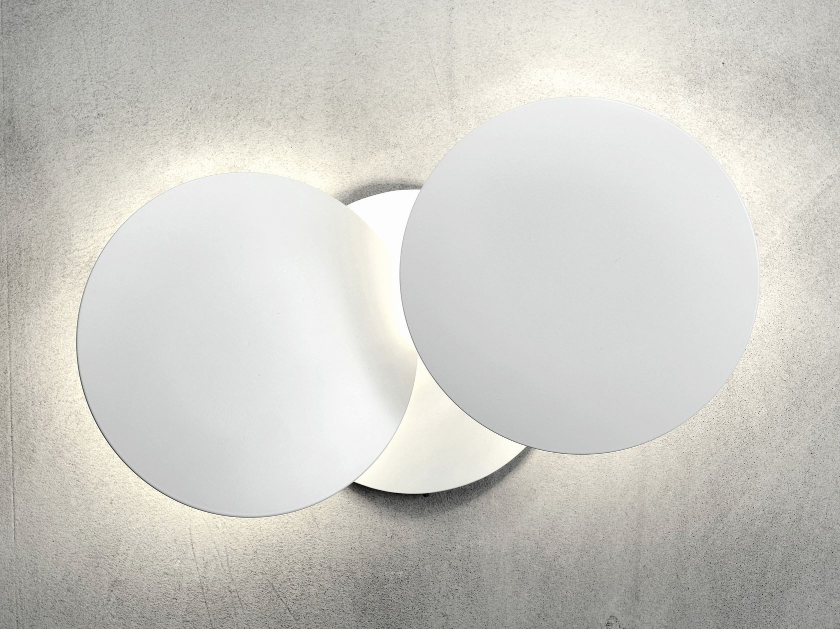 LED aluminium wall light MILLELUMEN CIRCLES | LED wall light Millelumen ...