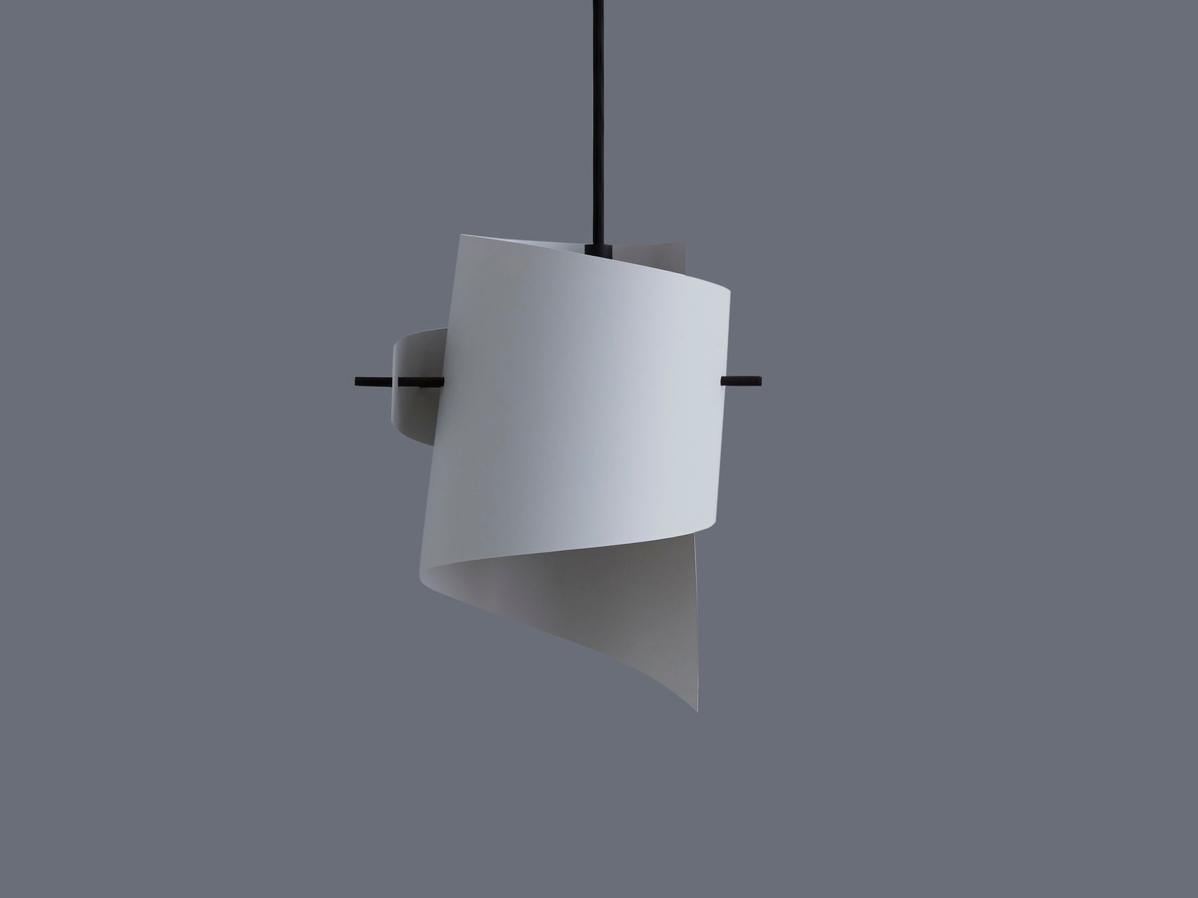 LED handmade plastic pendant lamp ML01 MINI PLASTIC LIGHT GREY By moijn ...