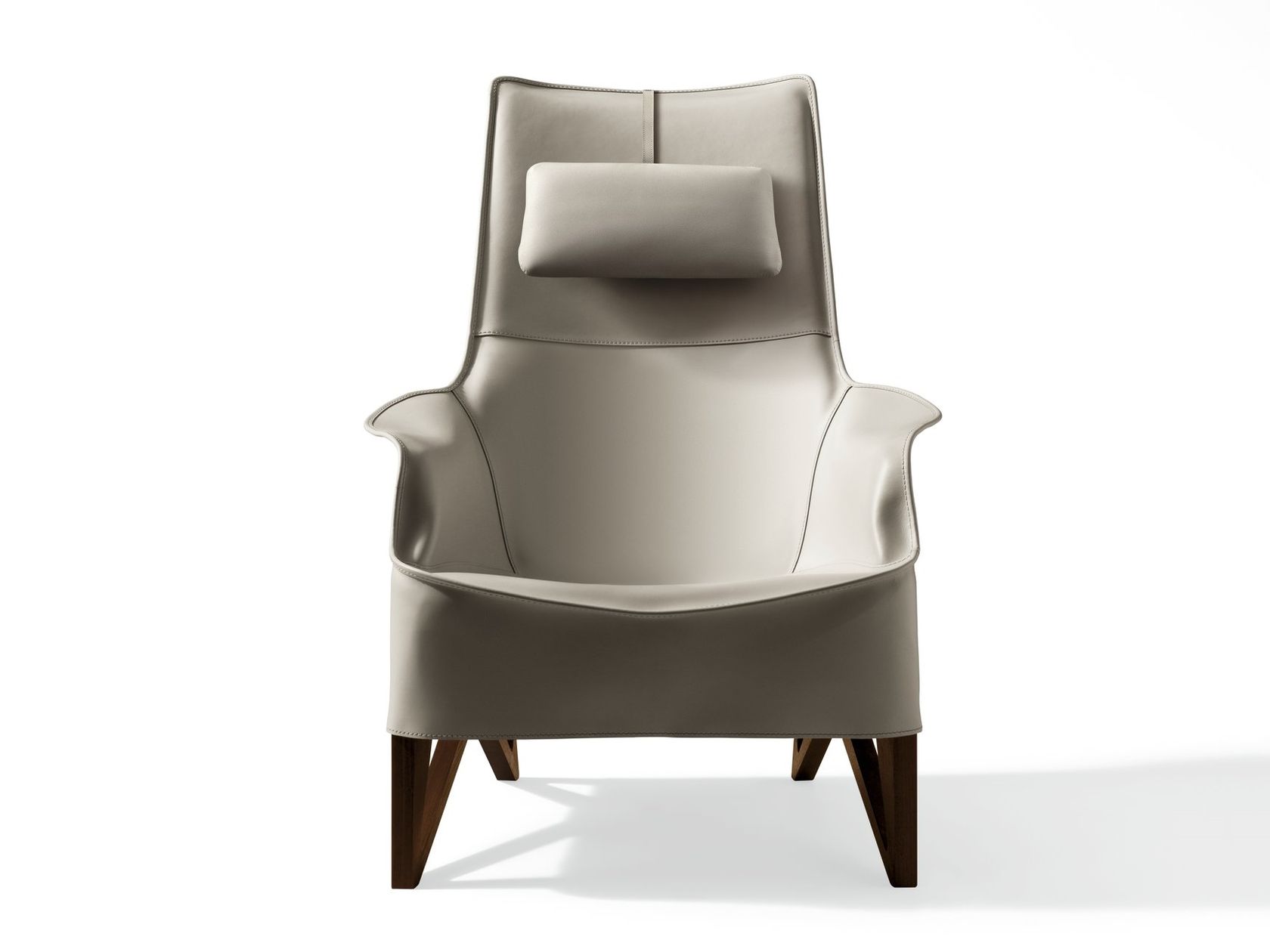 MOBIUS | Tanned leather armchair Mobius Collection By Giorgetti design ...