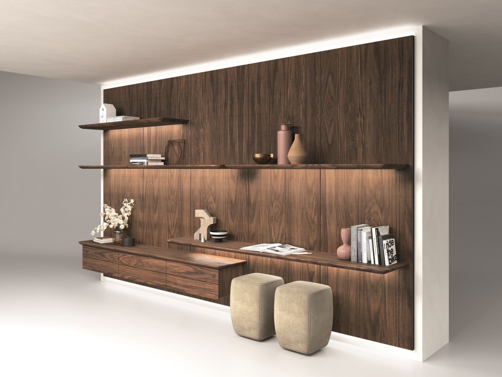 MODULA Storage wall By Riva 1920