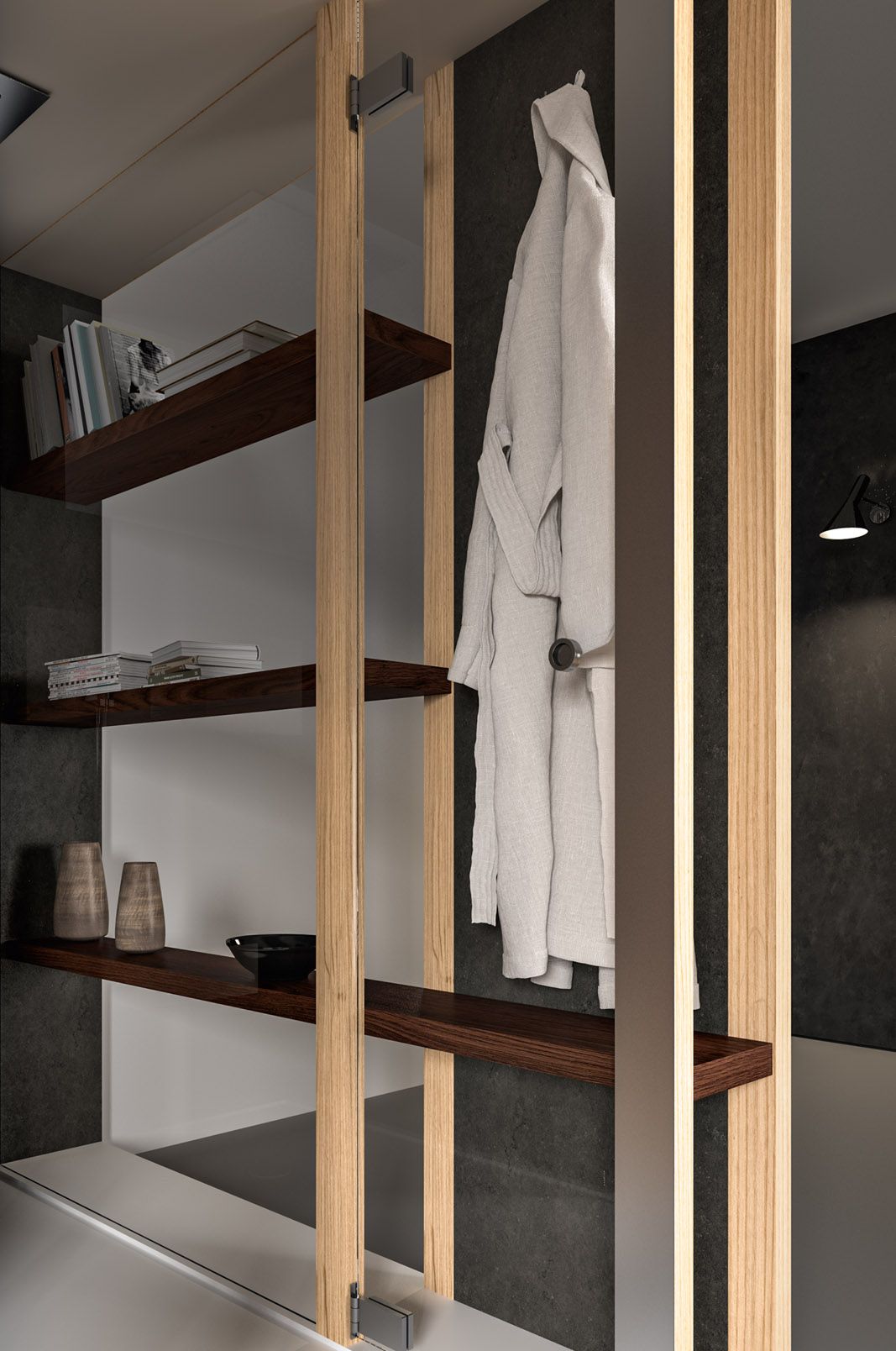 MODULA S COMBI Sauna finlandese con doccia By Albatros | design Claudio ...