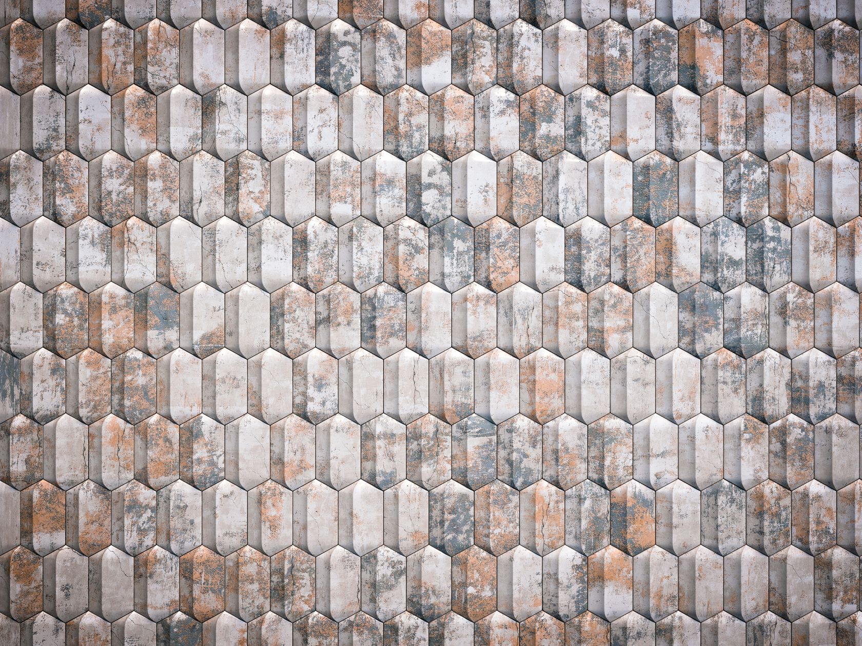 Piastrelle con superficie tridimensionale in ceramica MOUNTAIN ...