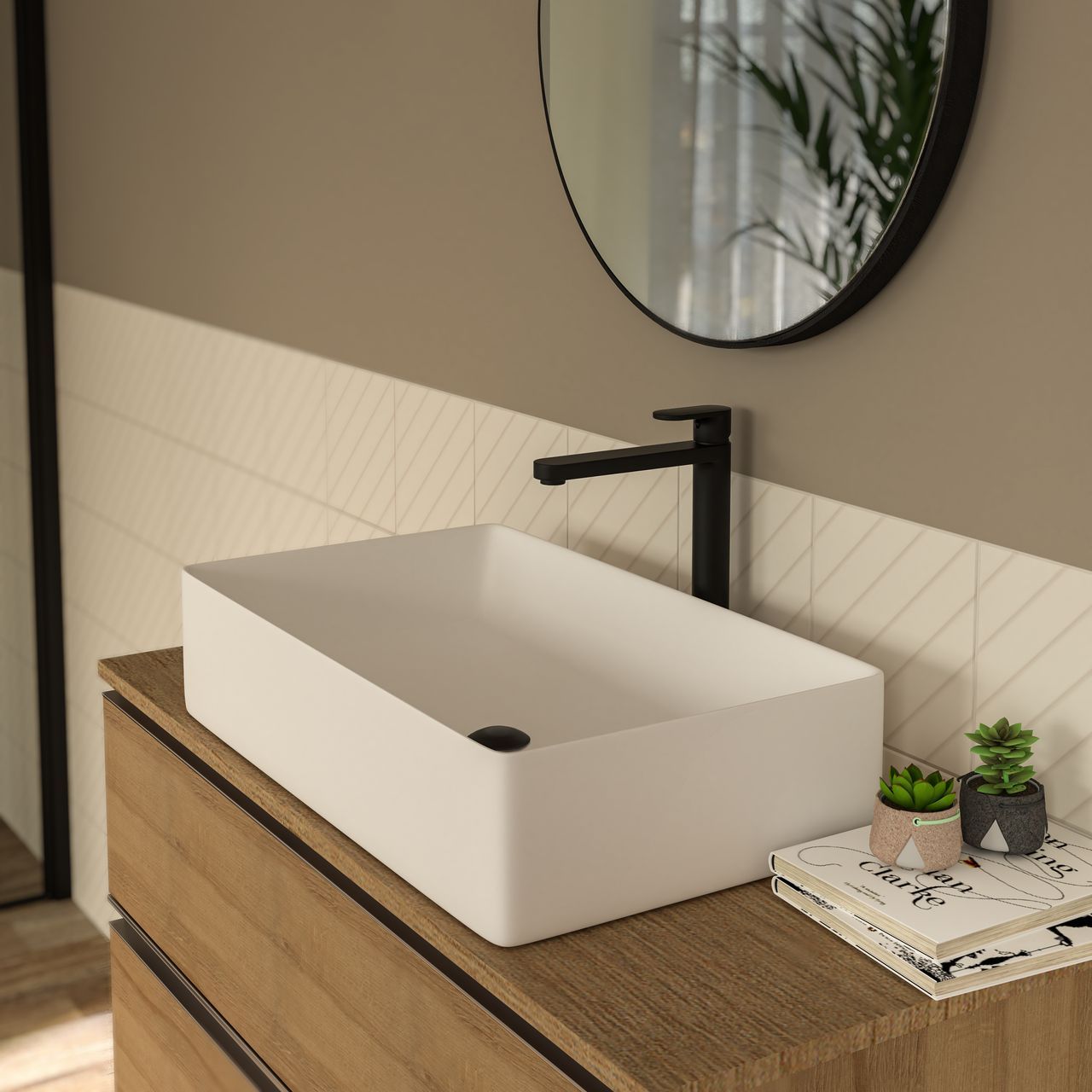 MUSA | Lavabo rettangolare By Ercos | Ponsi