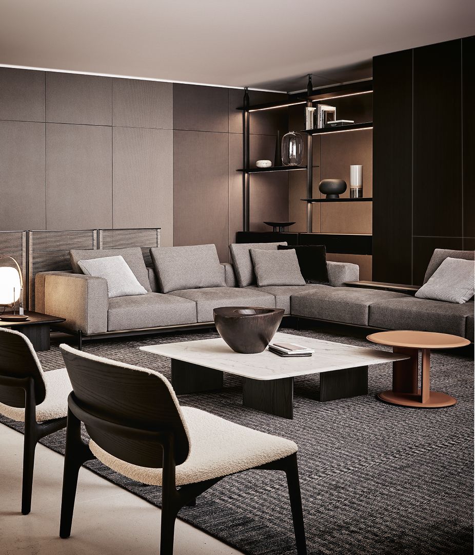 MUSH Coffee table By Poliform | design Jean-Marie Massaud