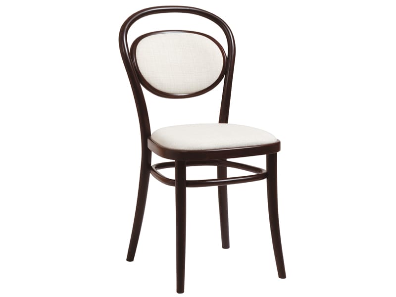 Wooden chair N° 20 | Chair with integrated cushion By TON